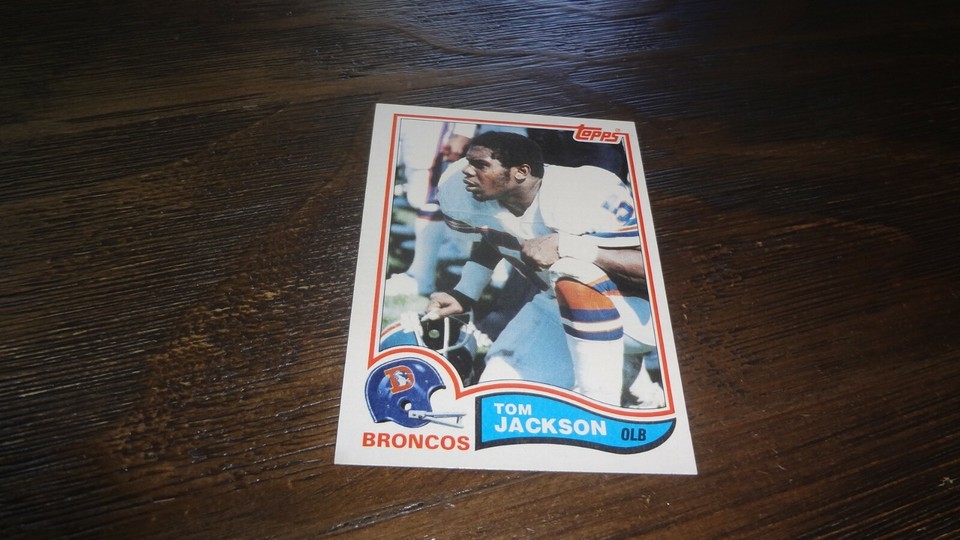 1982 TOPPS # 80 TOM JACKSON FOOTBALL CARD | eBay
