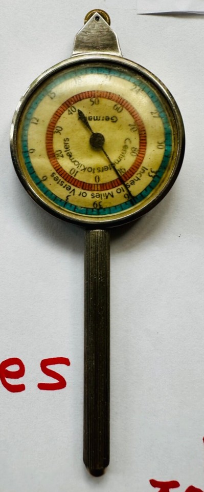 MAP GAUGE - Brand? - German Language - Vintage? - Miles & Kilometers ...
