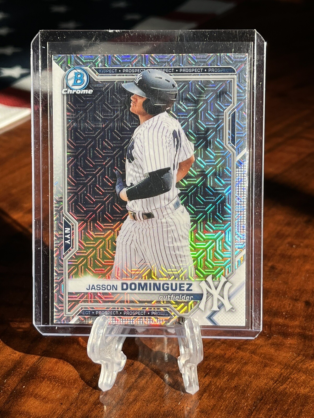 2021 Bowman Chrome JASSON DOMINGUEZ Mojo Refractor Jason New York ...