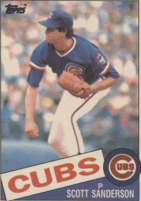 1985 Topps - Scott Sanderson #616 Collector's Edition (Tiffany) for ...