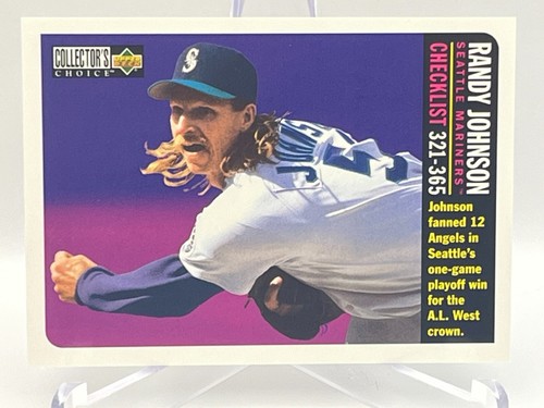 1994 Upper Deck Collector's Choice MLB Baseball Checklist #365 Randy ...