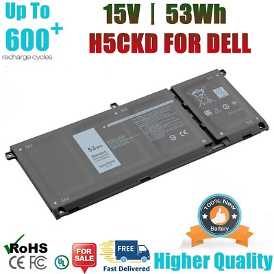 53Wh H5CKD BATTERY FOR DELL Inspiron 5402 5502 7300 7306 Latitude 3410 ...