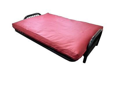 Queen Red Leather Vinyl Futon Mattress Covers, Bed Slipcovers 6 x60x 80 ...