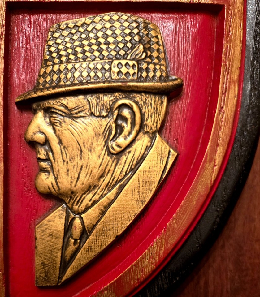 VINTAGE University of Alabama Crimson Tide Bear Bryant Football Shield ...