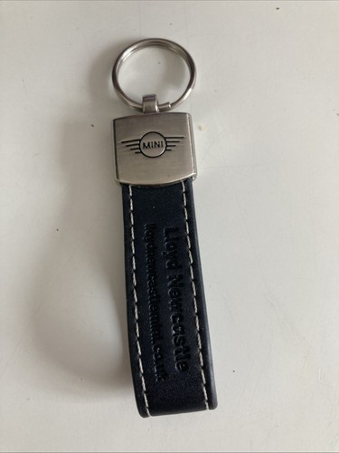 ONE GENUINE BMW MINI DEALER Leather KEY RING FOB KEYRING , Fast And ...