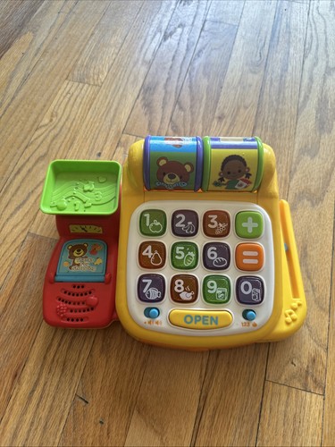 VTech Ring & Learn Cash Register Toy with Lights & Sounds - Interactive ...