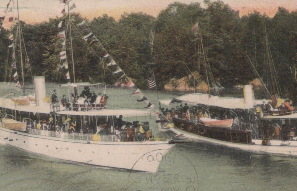 Captain Visger Line Thousand Islands New York NY 1906 Excursion Boats ...