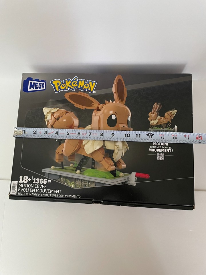 MEGA Pokémon Action Figure Building Set, Motion Eevee – Brand New ...