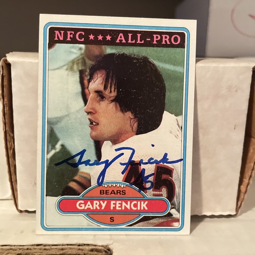Gary Fencik -Yale- Chicago Bears Autographed Card | eBay