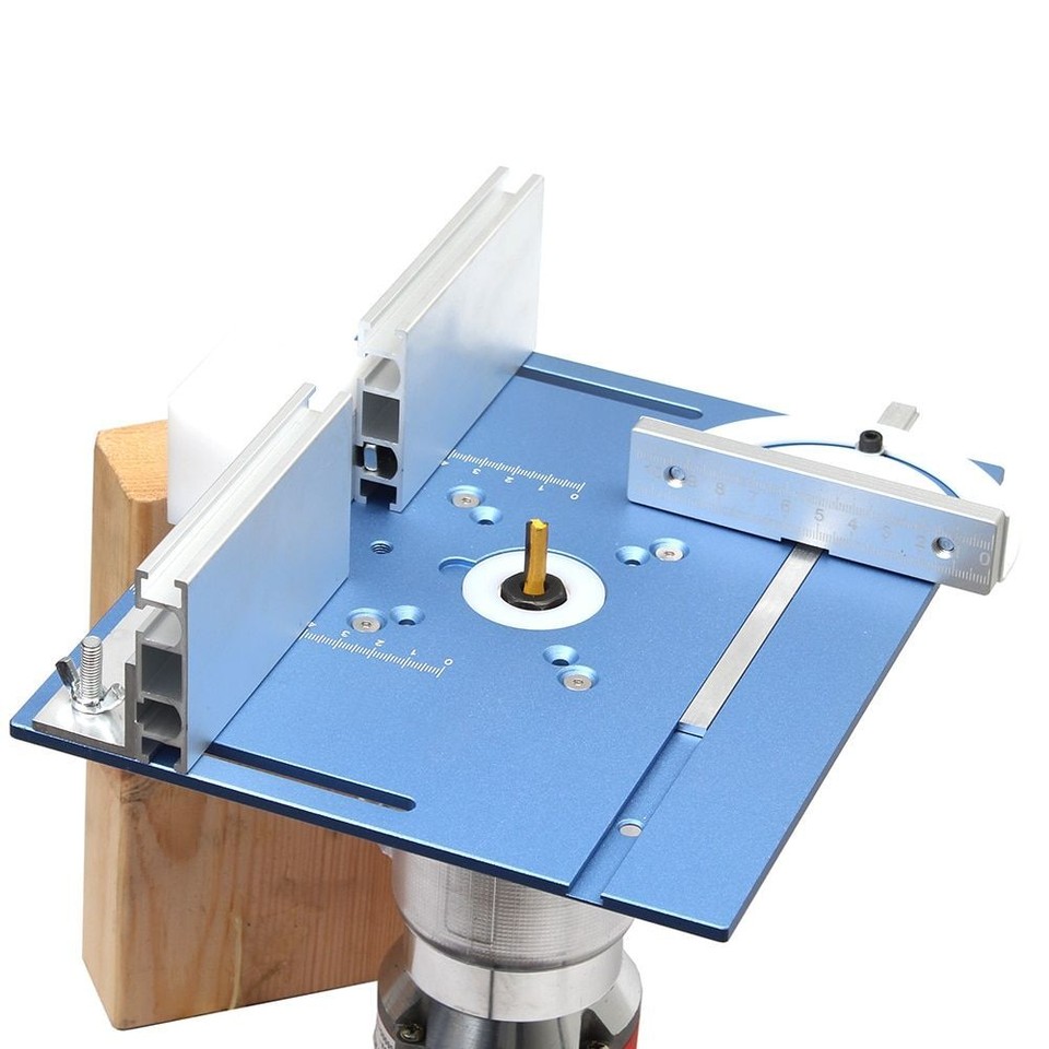Aluminum Router Table Insert Plate Electric Wood Milling Flip Board ...