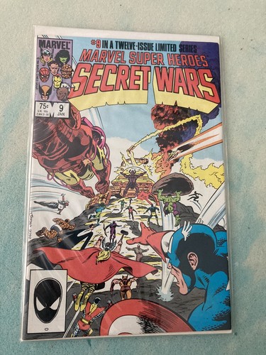 Secret Wars #9 Comic (Marvel, 1985) Dr Doom Wolverine Magneto Spiderman ...