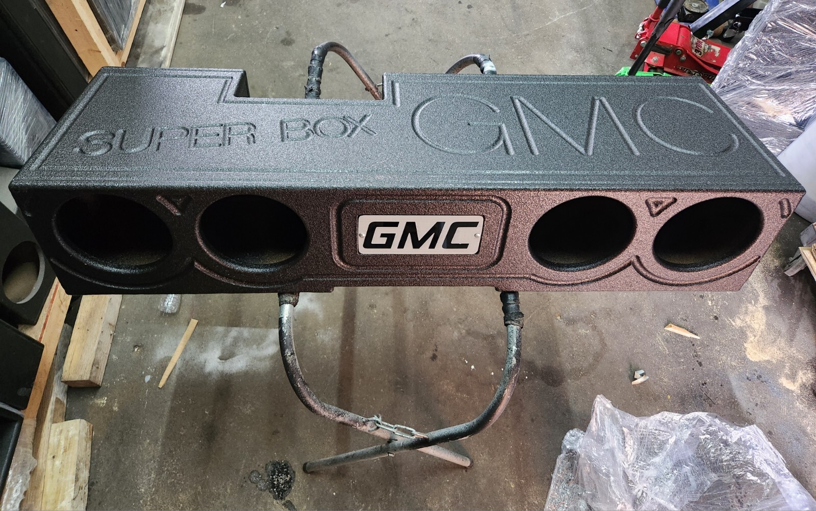 Custom 2019-2024 Gmc Sierra Crew Cab Subwoofer Box Quad 8" SLT SLE AT4 ...