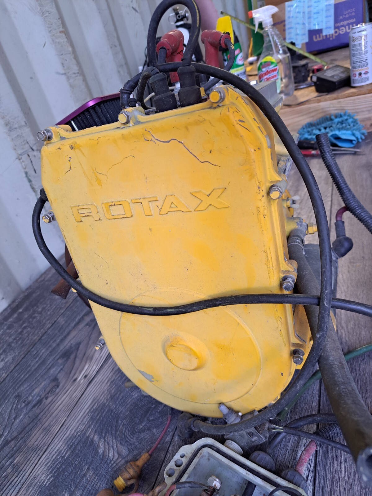 Vintage Rotax 587 580 ENGINE Racing Head And Intake Mikuni Carb | eBay