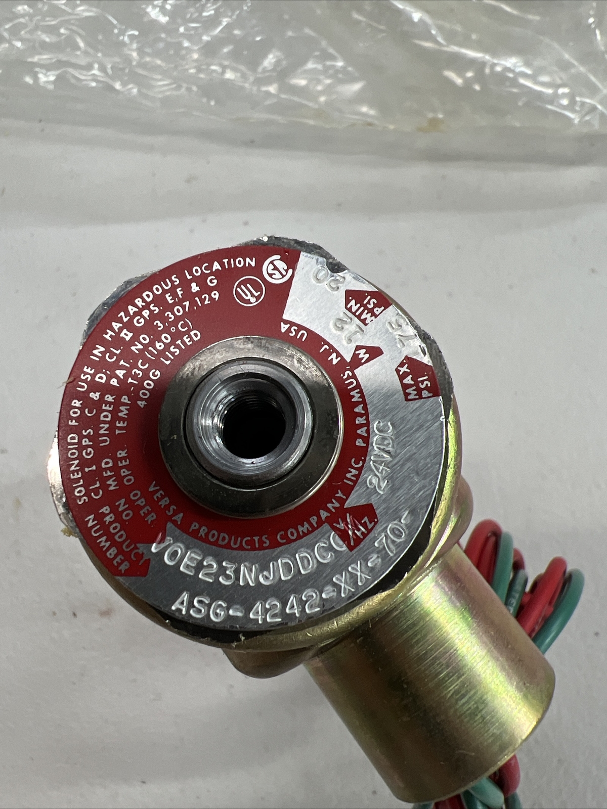 NEW VERSA VALVES ASG-4242-XX-70 24VDC VALVE | eBay