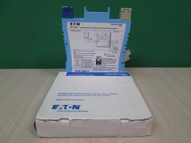 EATON MTL5546 ISOLATING DRIVER for 4–20mA HART valve positioners MTL ...