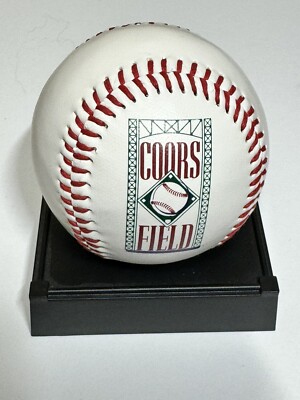 Vintage 90’s Colorado Rockies Coors Field Baseball Ball Fotoball 1994 ...