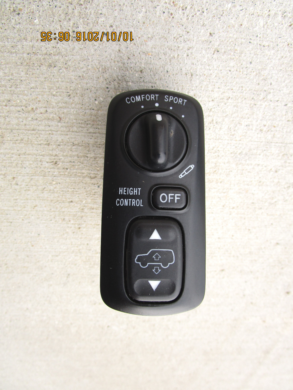 03 - 09 LEXUS GX470 4.7L V8 HEIGHT CONTROL SWITCH COMFORT SPORT SWITCH ...