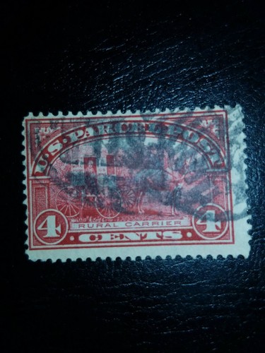 Scott #Q4 US Parcel Post Stamp 1913 4c Rural Carrier Used - # 994 | eBay