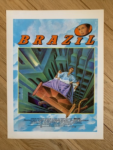 BRAZIL ! Terry Gilliam - Affichette Synopsis cinema fantastique (A4) | eBay
