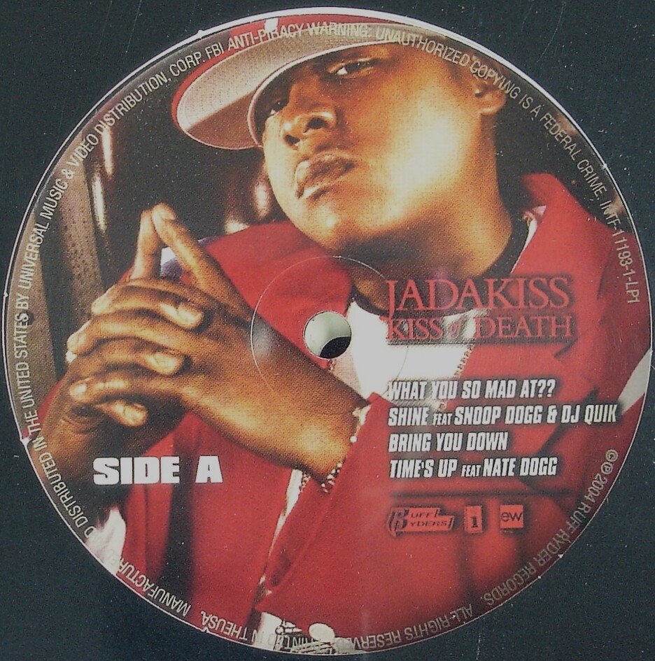 JADAKISS "KISS OF DEATH" 2004 VINYL 2X LP ALBUM PROMO CLEAN INTF 11193 ...