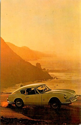 ANTIQUE AUTO, TRIUMPH GT-6, 6 CYLINDER FASTBACK, VINTAGE POSTCARD (W165 ...