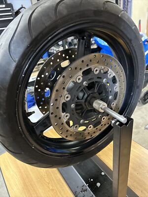 2002 Yamaha YZF R6 OEM FRONT WHEEL RIM WITH ROTORS | eBay