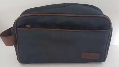 Perry Ellis Men's Blue Toiletry Case Travel Shave Kit Overnight Bag | eBay