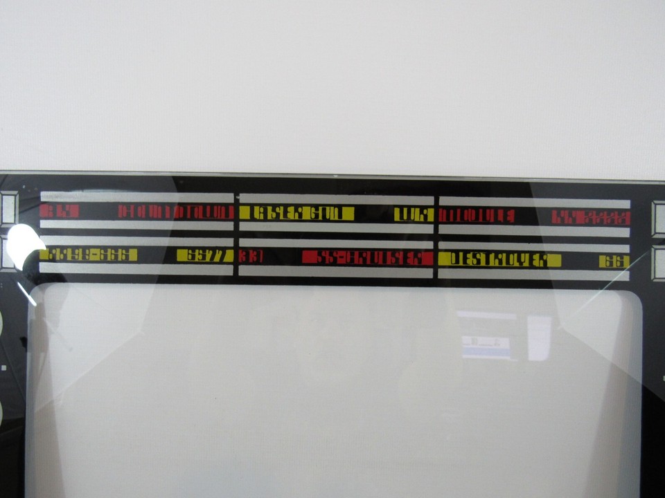 Vintage Original Gorf Arcade Video Game Glass Bezel by Midway (Pg58E ...