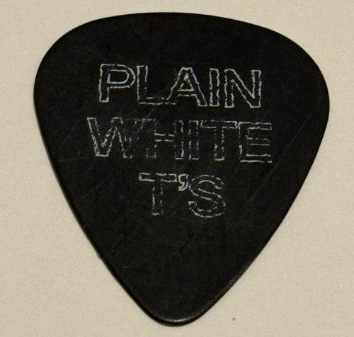 Plain White T's Dave Tirio Guitar Pick Concert Tour Plectrum De'Mar ...