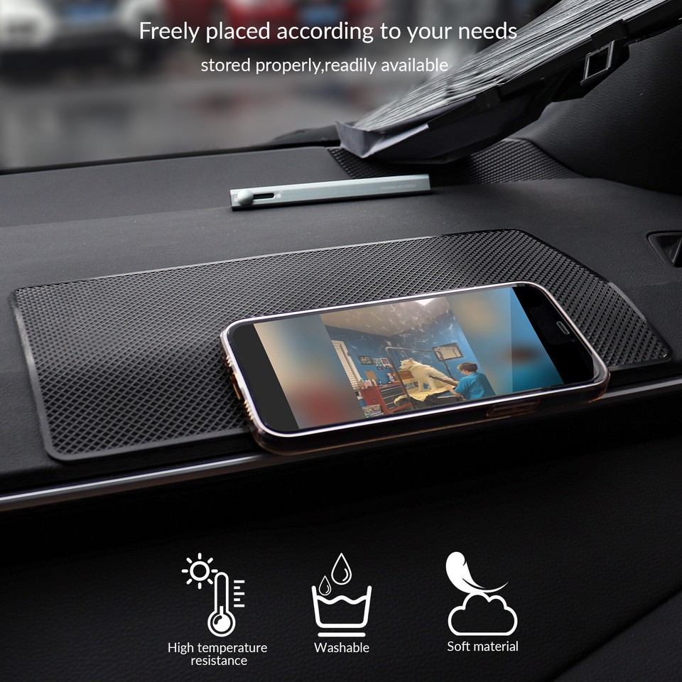 Dashboard Sticky Pad Non-slip Car Magic Anti-Slip Dash Mat Phone GPS ...