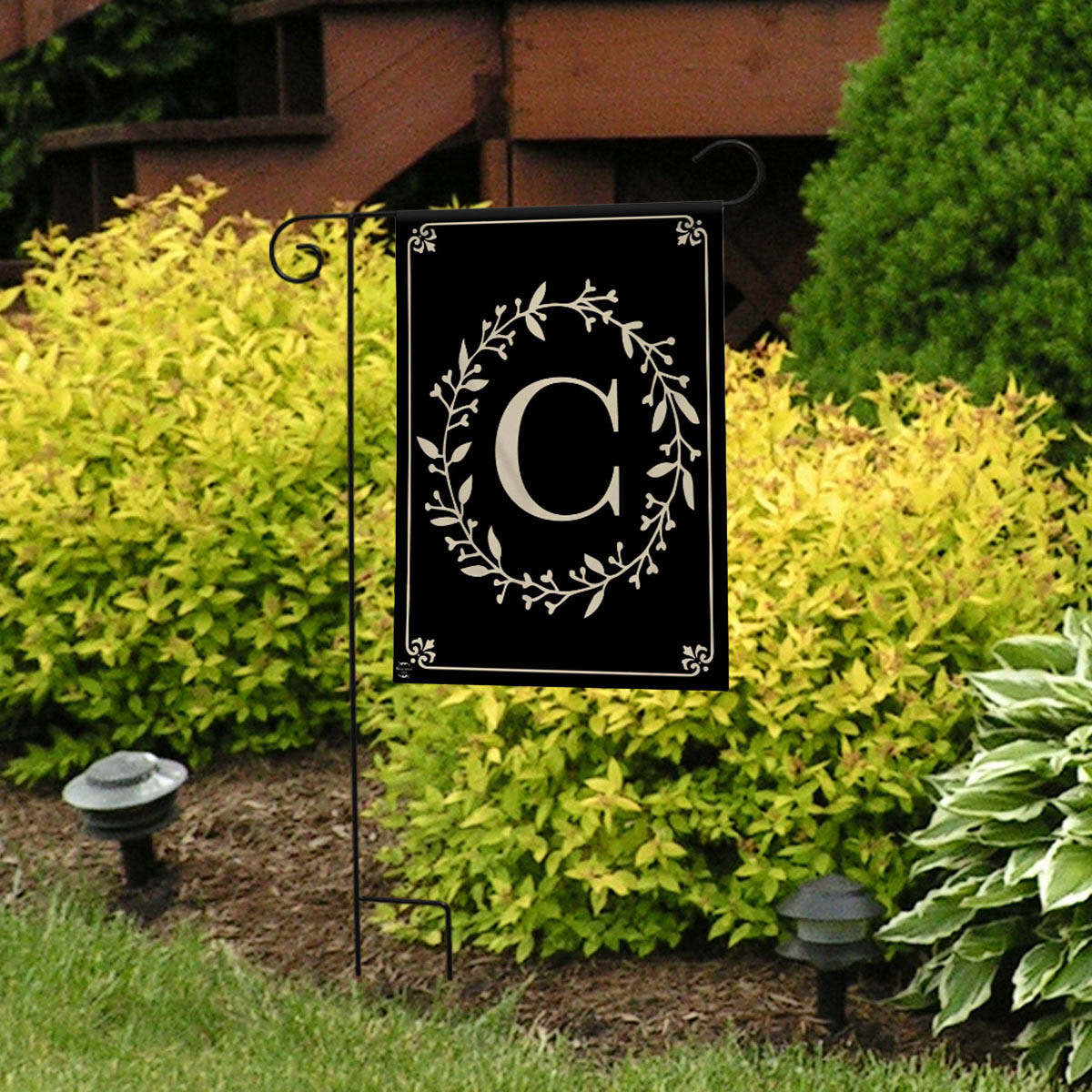 Monogrammed Garden Flags | Fasci Garden