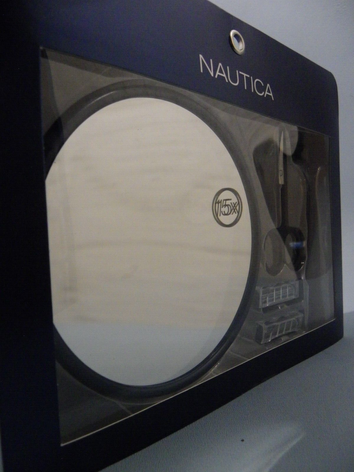 Nautica Men's Grooming Essential Shaving Kit w/Magnifying Suction ...
