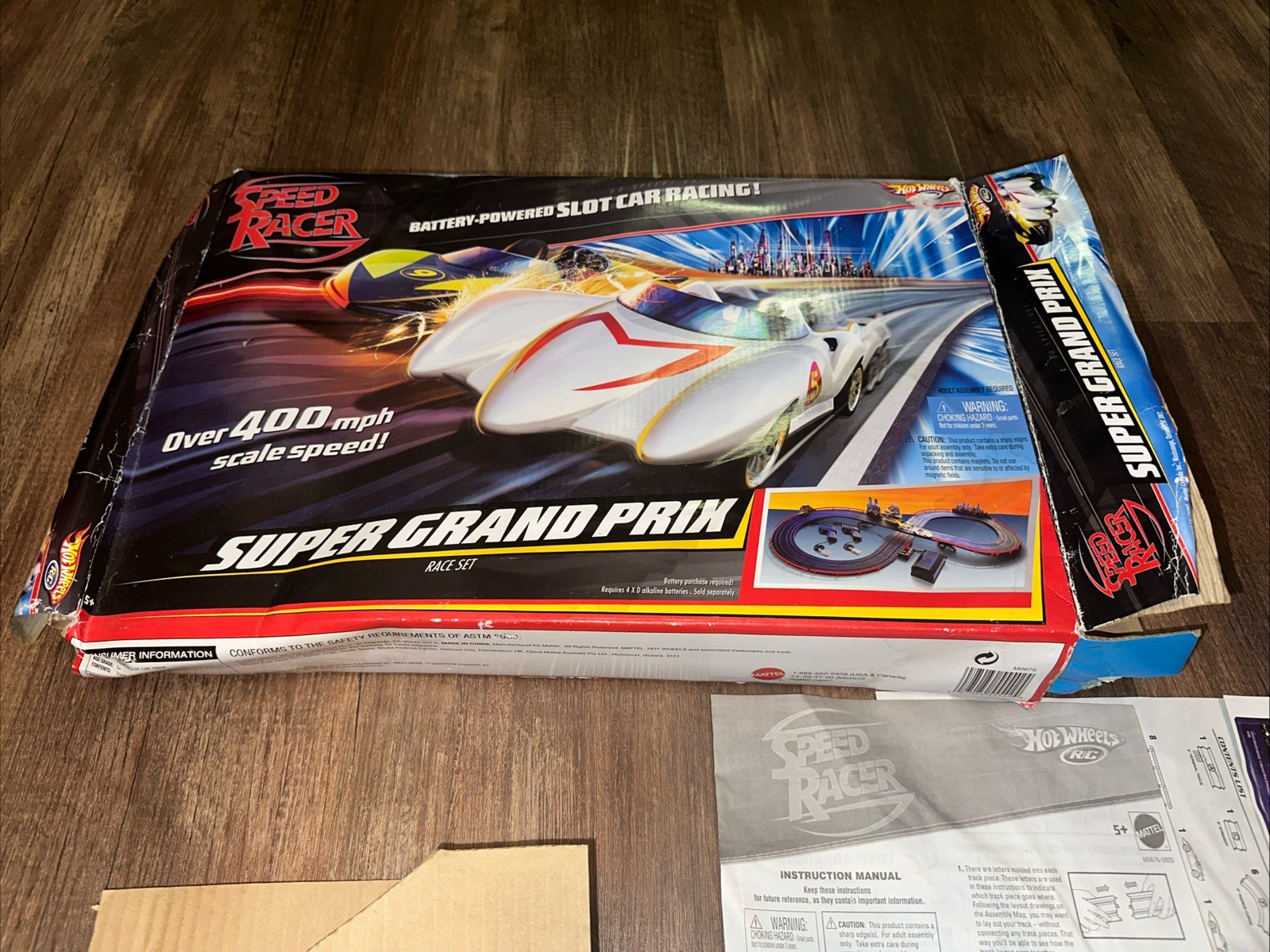 Hot Wheels 2008 Speed Racer Super Grand Prix Slot Race Track Set With ...