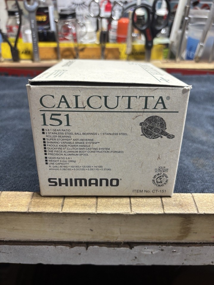New in the box, vintage Shimano Calcutta 151 | eBay