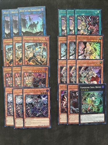 24 Card Vanquish Soul Deck Core Yugioh Stake Your Soul Hollie Sue Razen ...