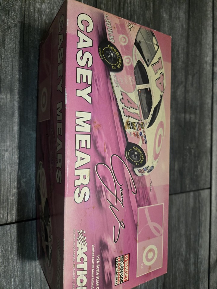 2005 Action Casey Mears Target Breast Cancer Awareness 1/24 BOX IS ...