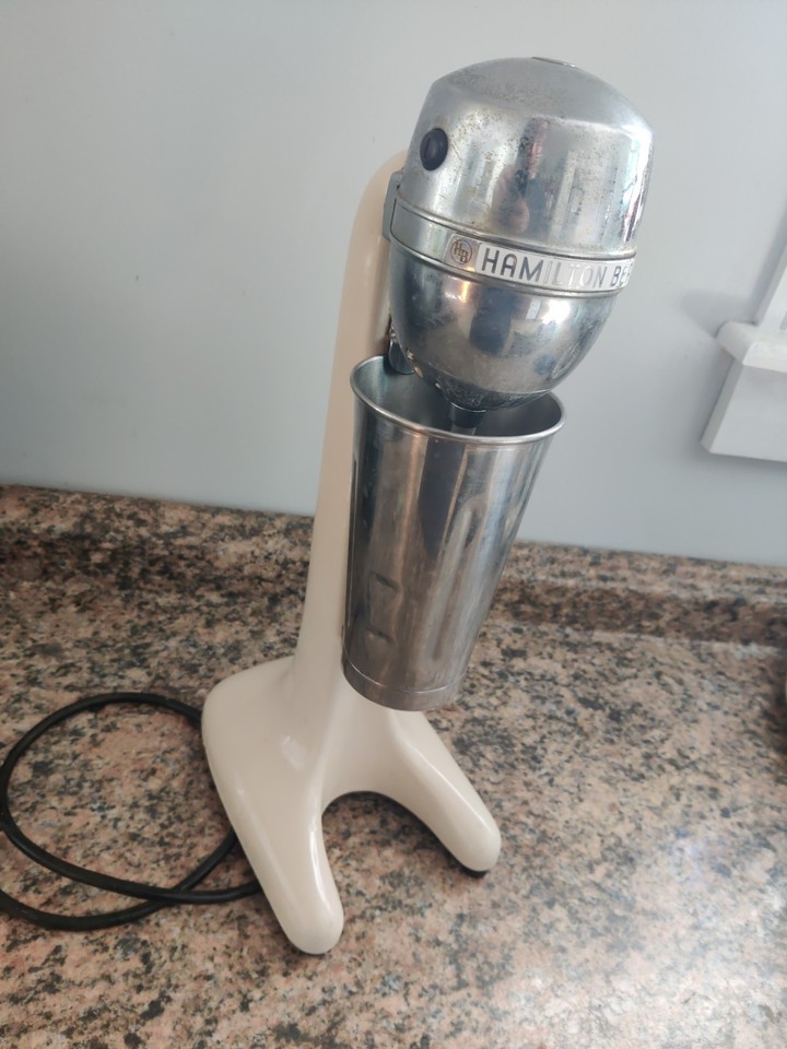 VINTAGE Hamilton Beach Milkshake Malt Mixer Model 30 Almond TESTED ...