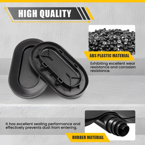 Truck Bed Oval Drain Plug Cover Cap For 1999-2018 Ford F-150 F150 ...