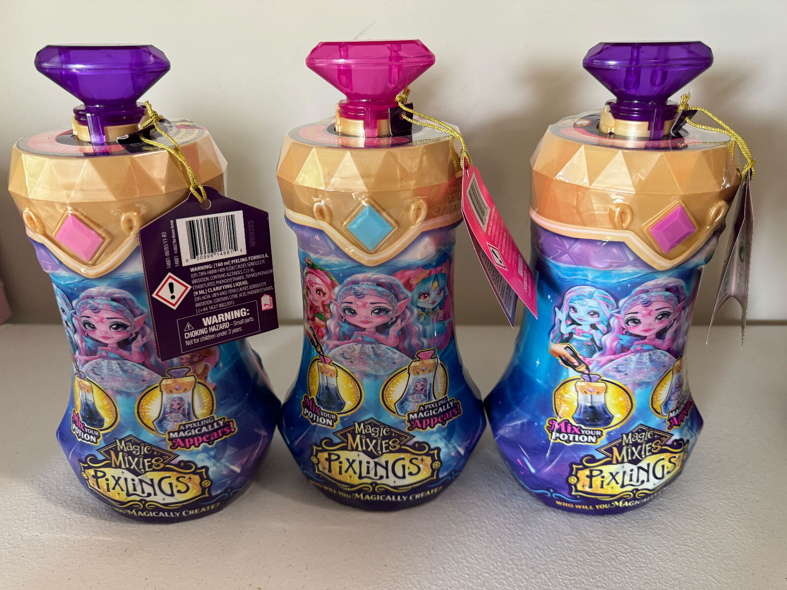 Magic Mixies Pixling - Unia the Unicorn, Marena the Mermaid and Deerle ...