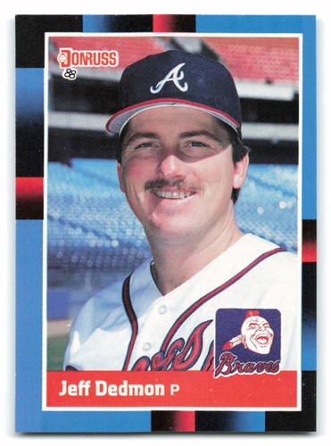 Jeff Dedmon 1988 Donruss BASEBALL #325 Atlanta Braves | eBay