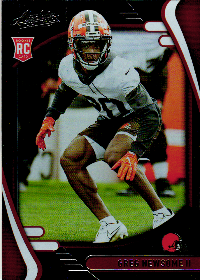 2021 Panini Absolute #198 GREG NEWSOME II Rookie RC Cleveland Browns | eBay