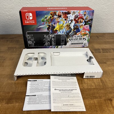 Super Smash Bros Ultimate Switch Console Box - Empty Console Box Only ...