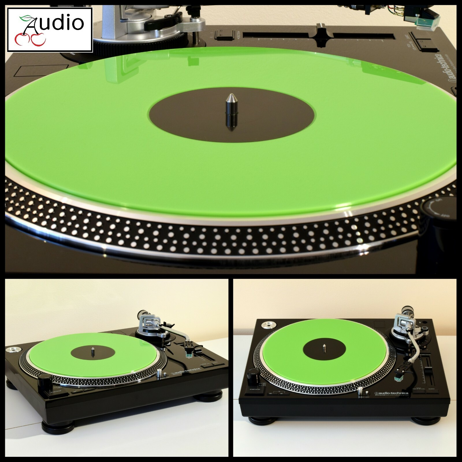 Turntable Platter Mat. Fits TECHNICS SL1200 SL1210 AUDIO TECHNICA LP120 ...