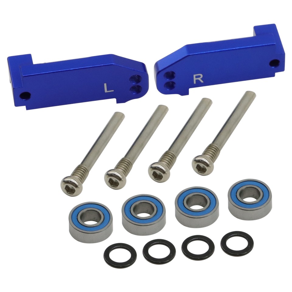 Front Caster Block Steering & Rear Stub Axle Carriers For 1/10 Traxxas ...