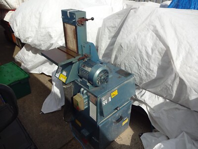 RJH BANDFACER / LINISHER + EXTRACTOR 6" wide belt, 1.5KW / 2HP 3PH ...