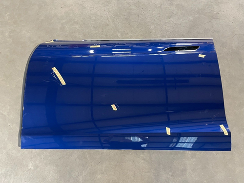 2012-2020 Tesla Model S Front Left Driver Door Shell Frame Blue OEM ...