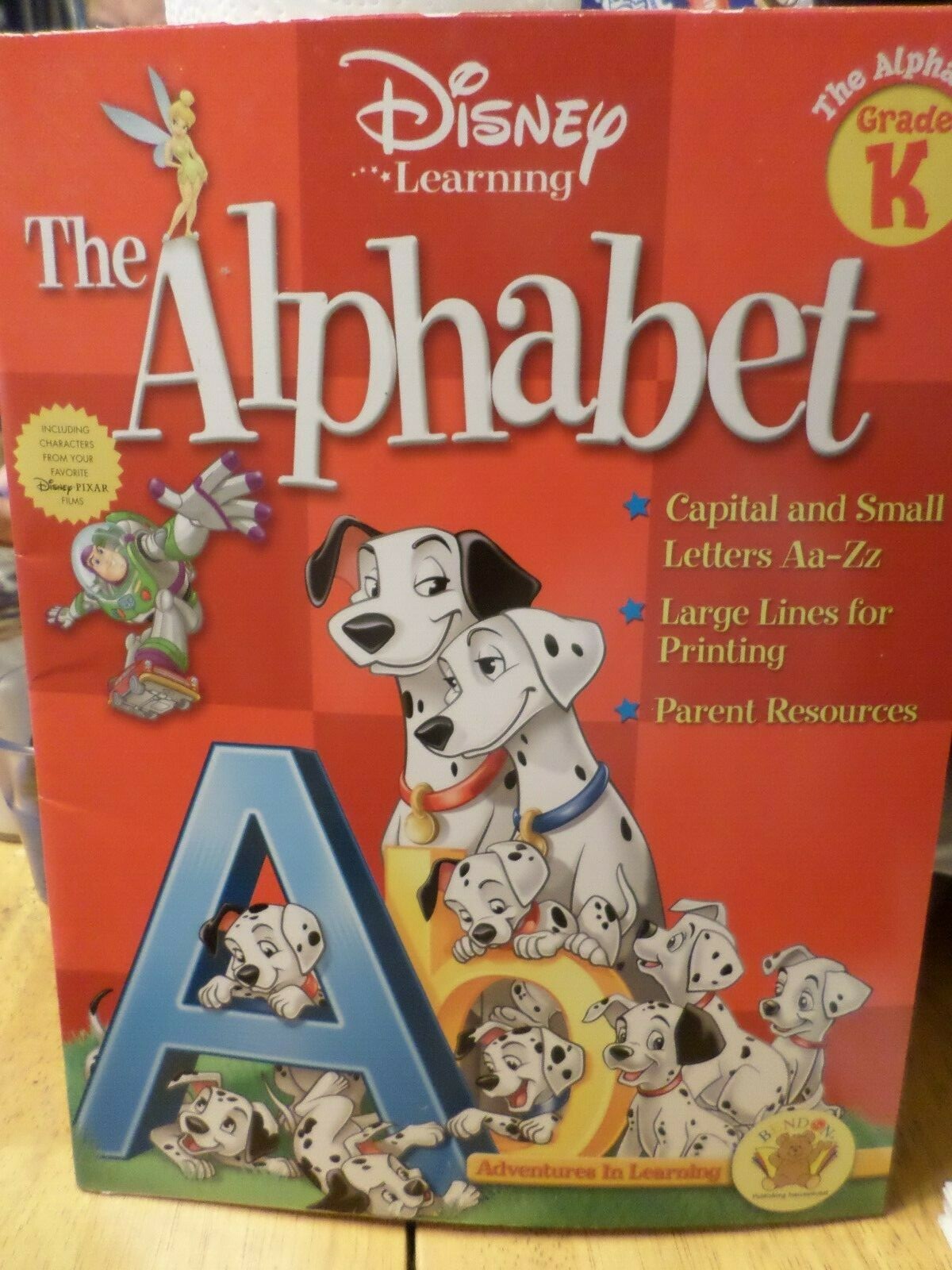 Disney The Alphabet Adventures in Learning Workbook 2004 by Publishin ...