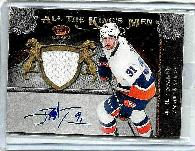 JOHN TAVARES '11 CROWN ROYALE ALL THE KINGS MEN JERSEY& CERTIFIED ...