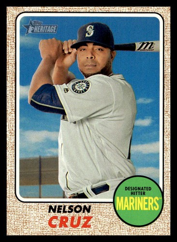 2017 Topps Heritage #274 Nelson Cruz Seattle Mariners | eBay