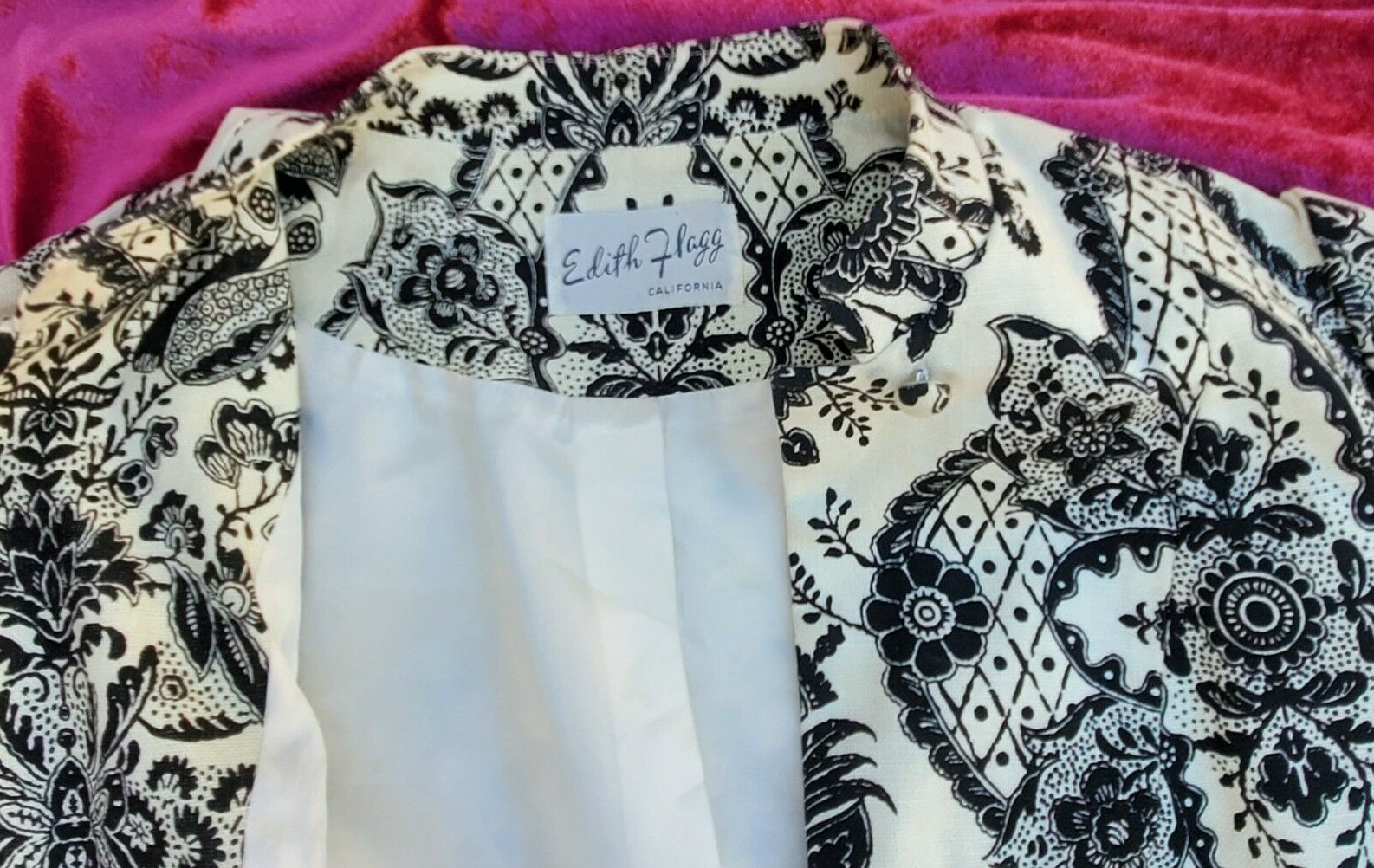 Vintage Edith Flagg by California Soft White and Bla… - Gem